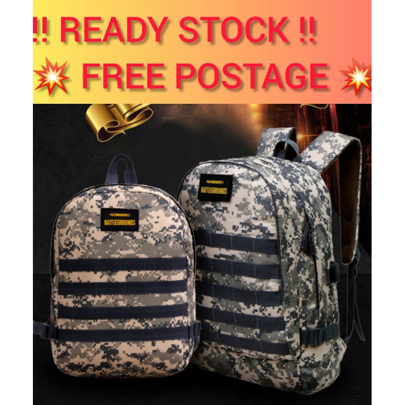 Player Unknown's Battlegrounds Backpack (PUBG) | Shopee Malaysia