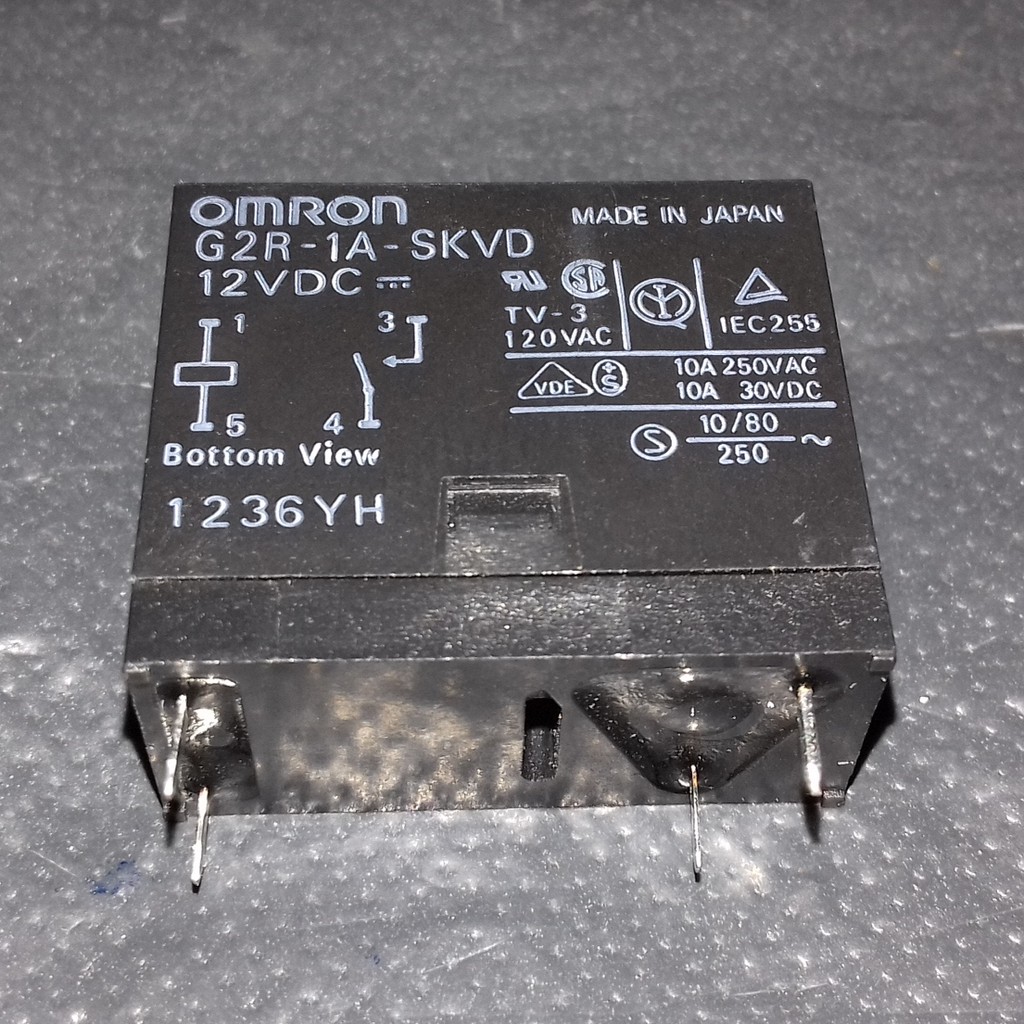(RB39) OMRON G2R-1A-SKVD 12V 4PIN RELAY MADE IN JAPAN | Shopee Malaysia