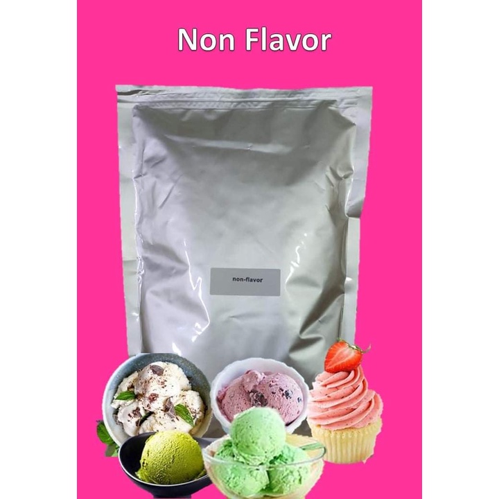 [Ready stock] Non flavor soft serve ice cream powder 1KG pack Premix ...