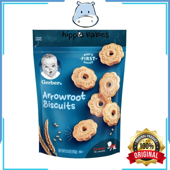 Gerber Arrowroot Biscuits 155g | Shopee Malaysia