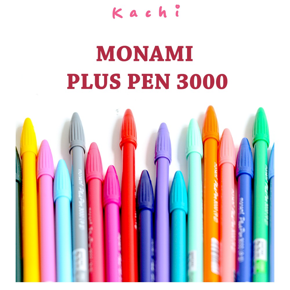 [READY STOCK] Kachi Korea Original Monami Plus Pen 3000 Fine Brush ...