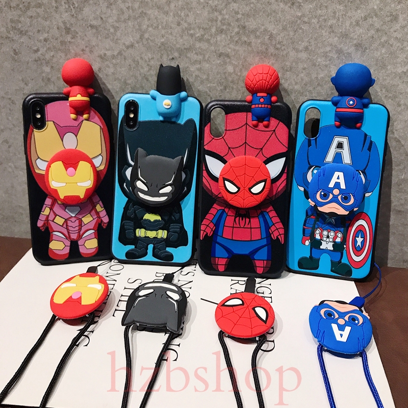 Casing iPhone 11 Pro Max X XR XS Max iPhone 6 6s 7 8 Plus Marvel ...