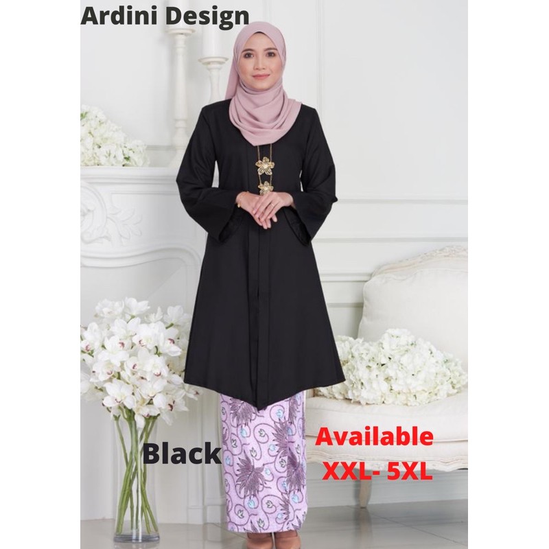 PLUS SIZE🔥Kebaya Labuh batik Saiz XXL-5XL🔥 | Shopee Malaysia