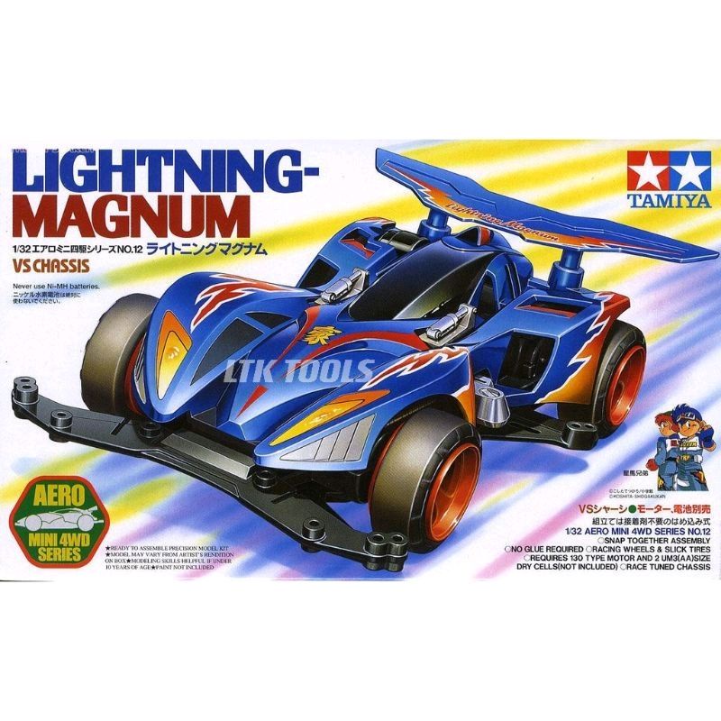 TAMIYA Lightning Magnum 19612 Vs Chassis 1/32 Aero Mini 4wd Series ...