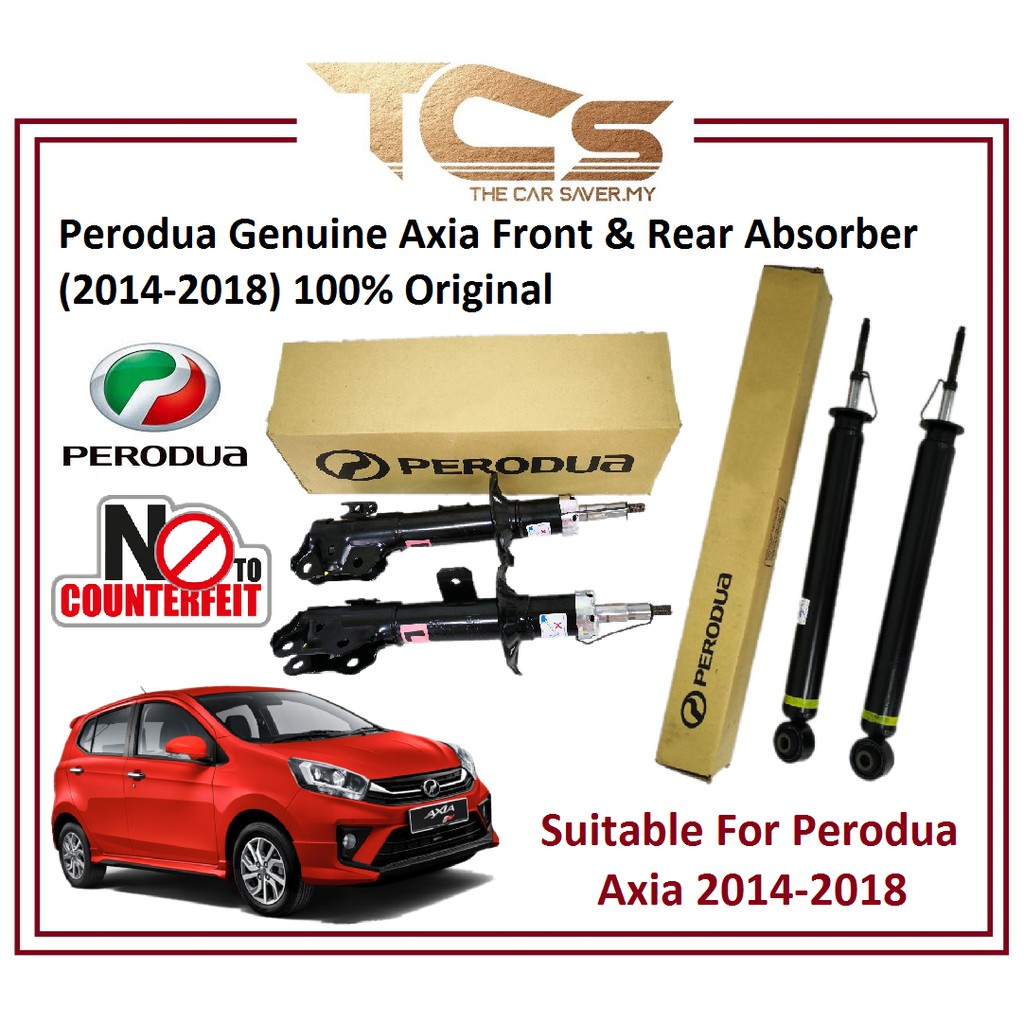 Perodua Genuine Axia Front & Rear Absorber (2014-2018) 48510-BZ800 RH ...