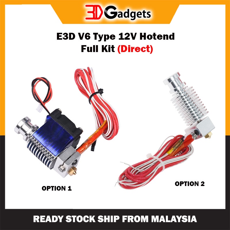 E3D V6 Type Hotend Full Kit (Direct) for 3D Printer | Shopee Malaysia