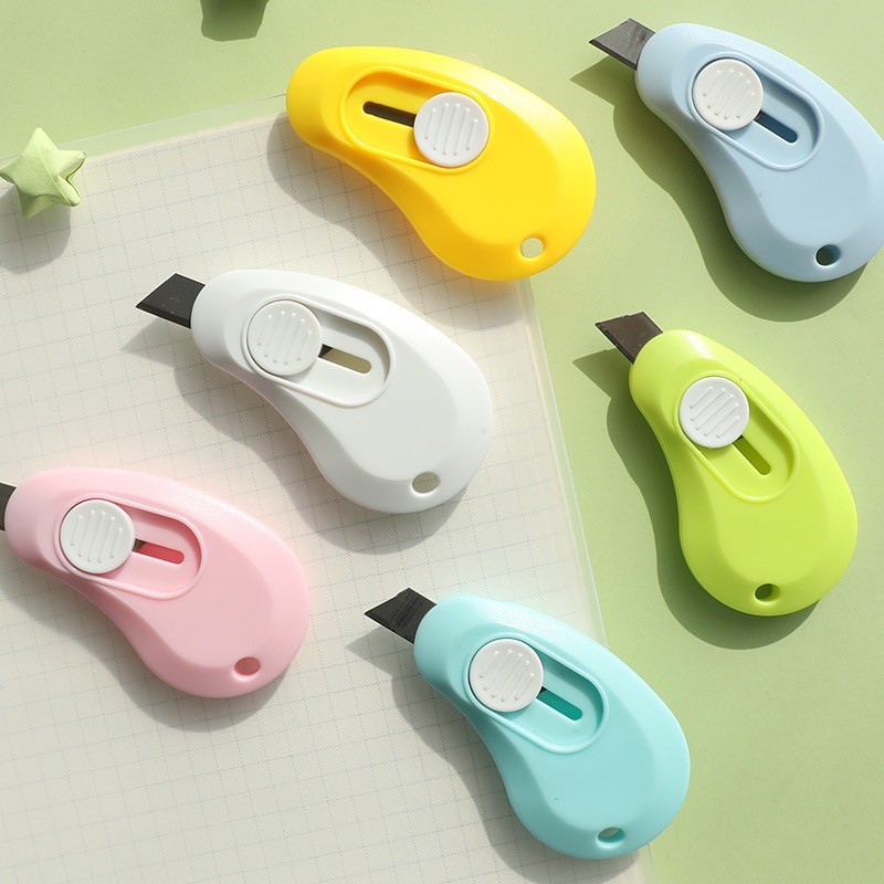 Cute Colorful Mini Portable Utility Knife Paper Cutter Cutting Paper ...