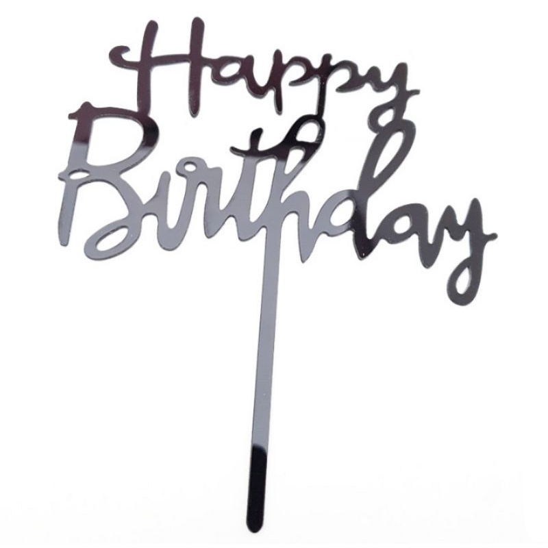 HAPPY BIRTHDAY ACRYLIC CONGRATULATORY SIGN/Tanda tahniah akrilik/摆件插牌 ...