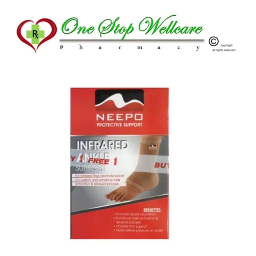 NEEPO INFRARED ANKLE SUPPORT 71546 SIZE (S) BUY ONE FREE ONE 71546 ...