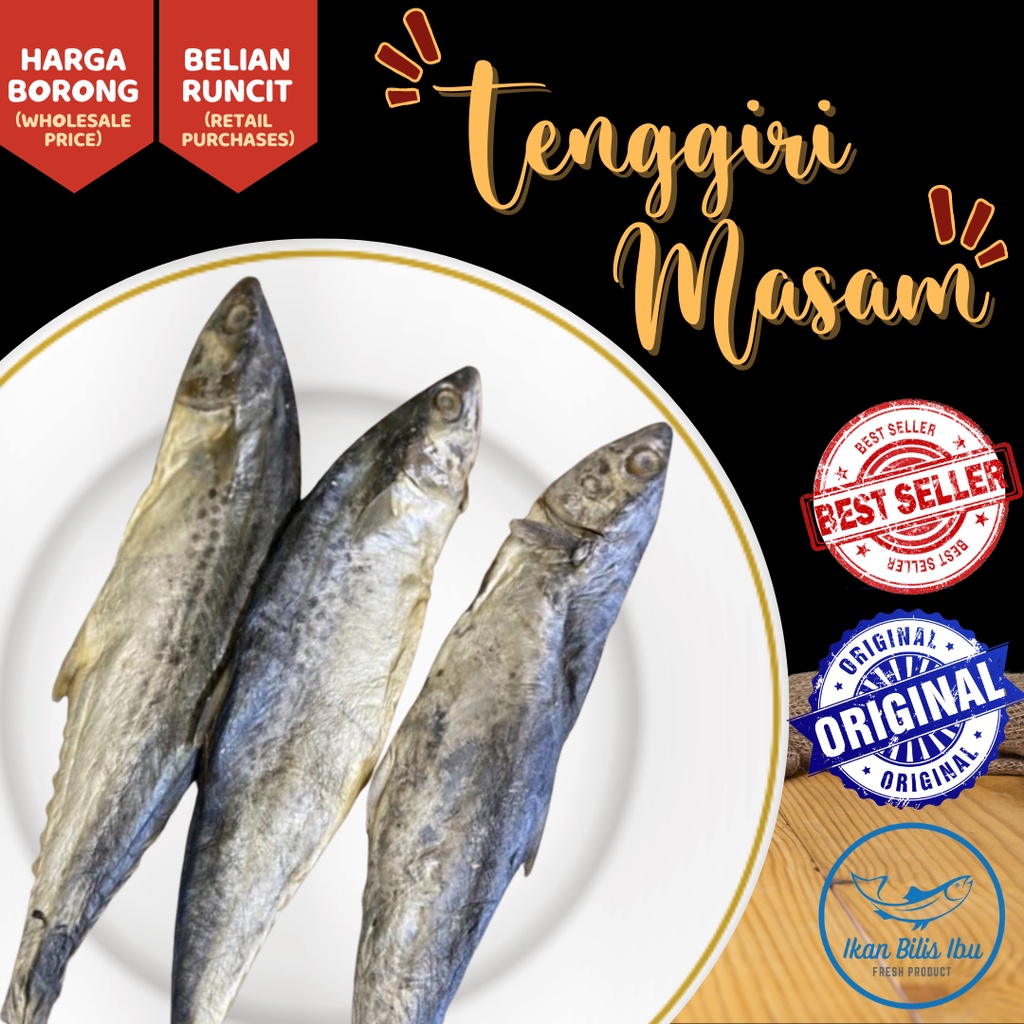 Ikan Tenggiri Masam kering / Ikan Masin Tenggiri Jeruk buatan muslim ...