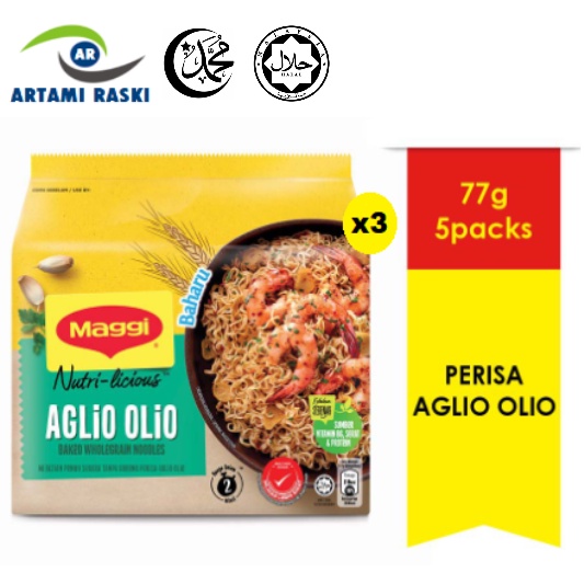 🔥MEGA SALE🔥MAGGI Nutri-Licious Aglio Olio (77g x 5s x 3 Packets ...