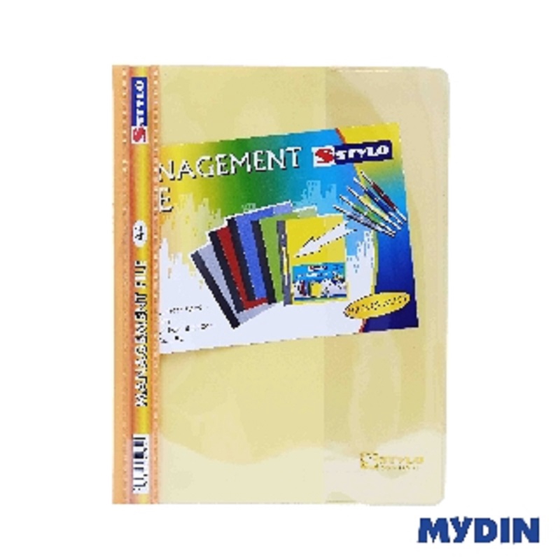 STYLO PVC Management File Yellow A4 | Shopee Malaysia