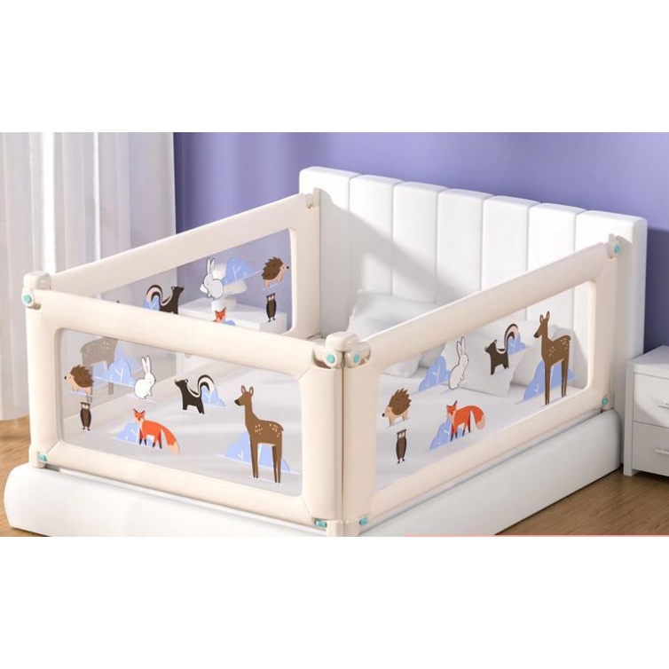 [Safety Bed Guardrail ] Safe Fencing Safety Fence Cot Protector Child ...