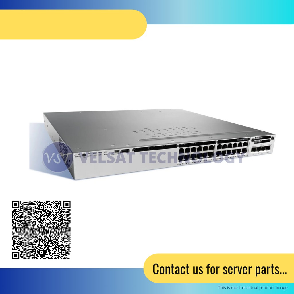 Cisco Catalyst WS-C3850-24T-S Switch [Refurbished] | Shopee Malaysia