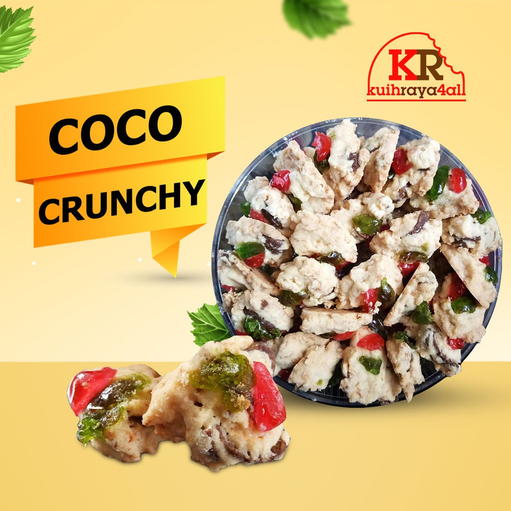 Kuih Raya 2023, Biskut Raya Coco Crunch Cookies Ready Stock | Shopee ...