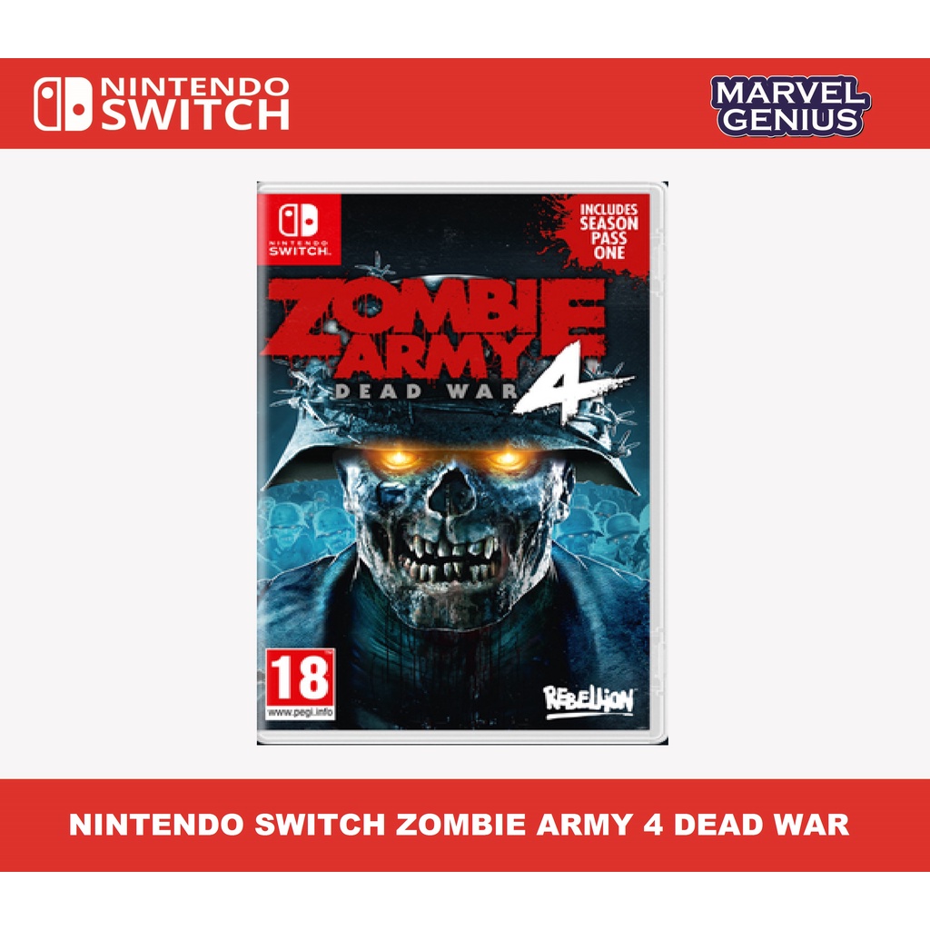 NSW NS NINTENDO SWITCH GAME ZOMBIES ARMY TRILOGY / Zombie Army 4 Dead ...