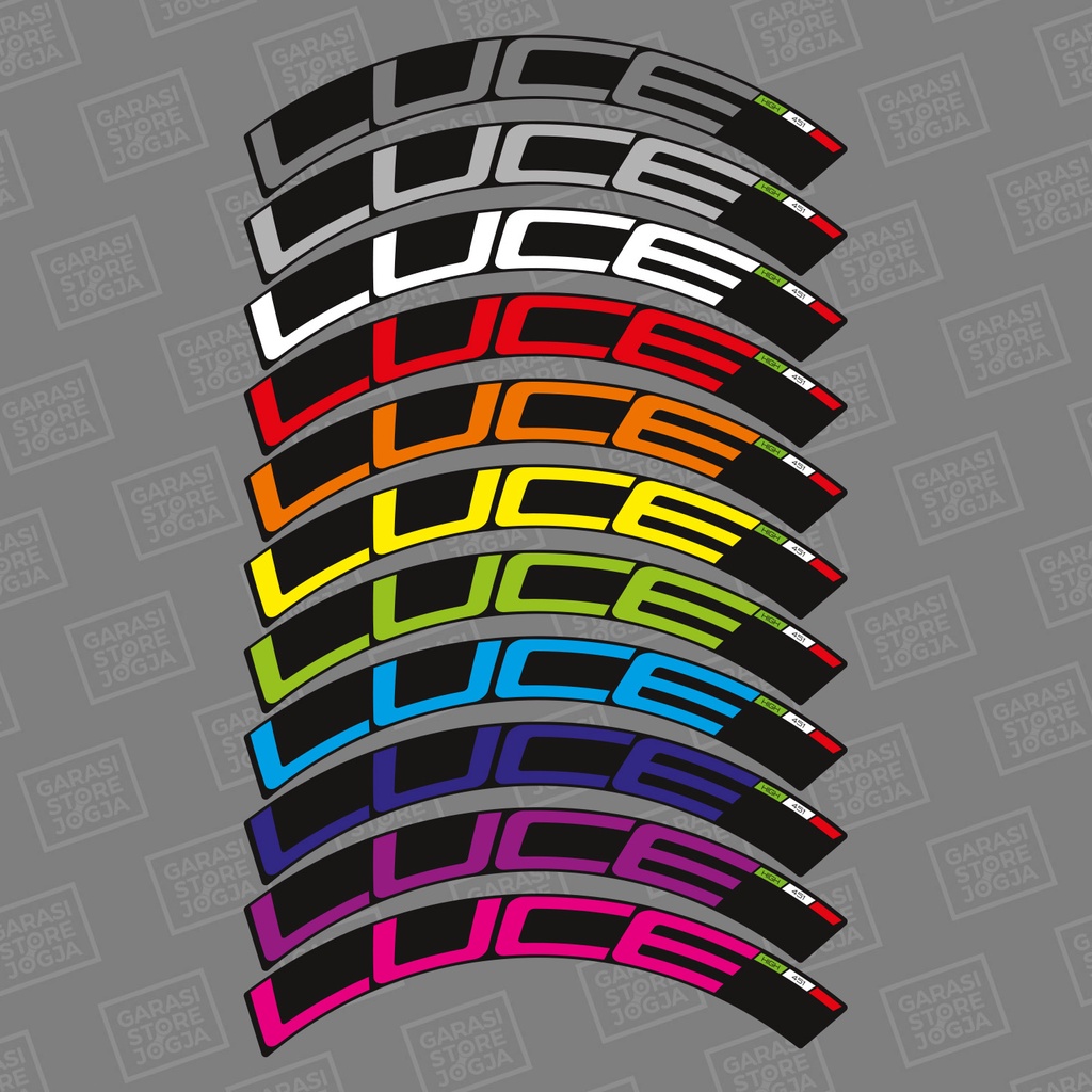 Rims Luce Sticker Decal 2cm wide | Shopee Malaysia