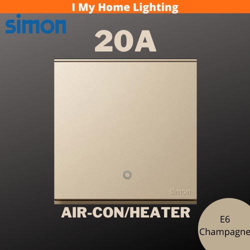 SIRIM Simon E6 Series Electric Wall Switch Socket Matt Gold Champagne ...