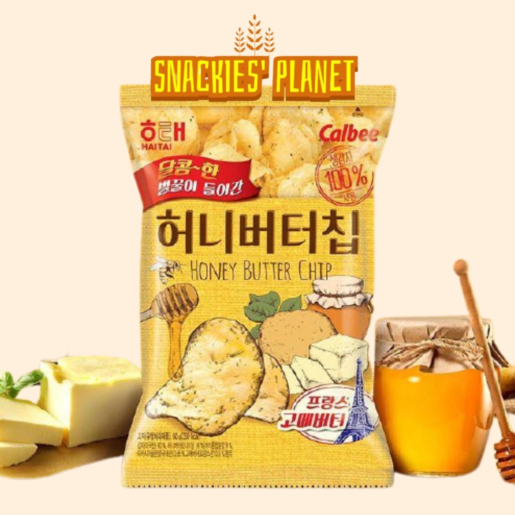 Haitai Calbee Honey Butter Chip 韩国进口海太蜂蜜黄油薯片 60g | Shopee Malaysia