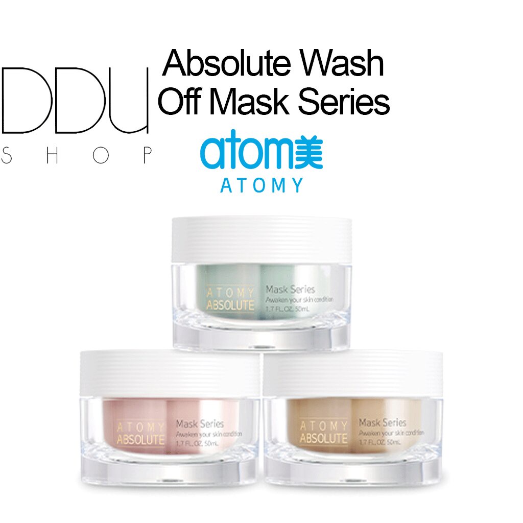 Atomy Absolute Wash Off Mask Series /Heinoki, French, Honey Ginseng ...