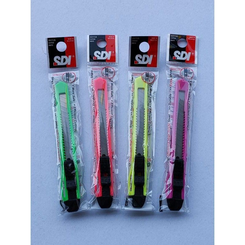 SDI Small Cutter Knife SDI 0411A Small Cutter 1pcs | Shopee Malaysia
