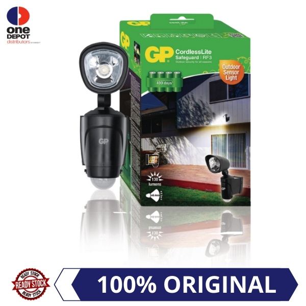 GP Safeguard Cordless Lite Sensor Light IP44 / 135 Lumen | Shopee Malaysia