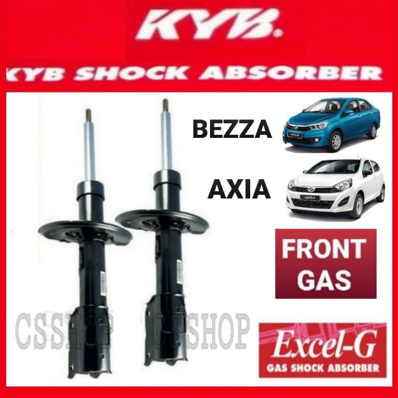 SK BEZZA AXIA SHOCK ABSORBER FRONT 1SET=2PCS KYB NEW ORIGINAL GAS KAYABA SUSPENSION | Shopee ...