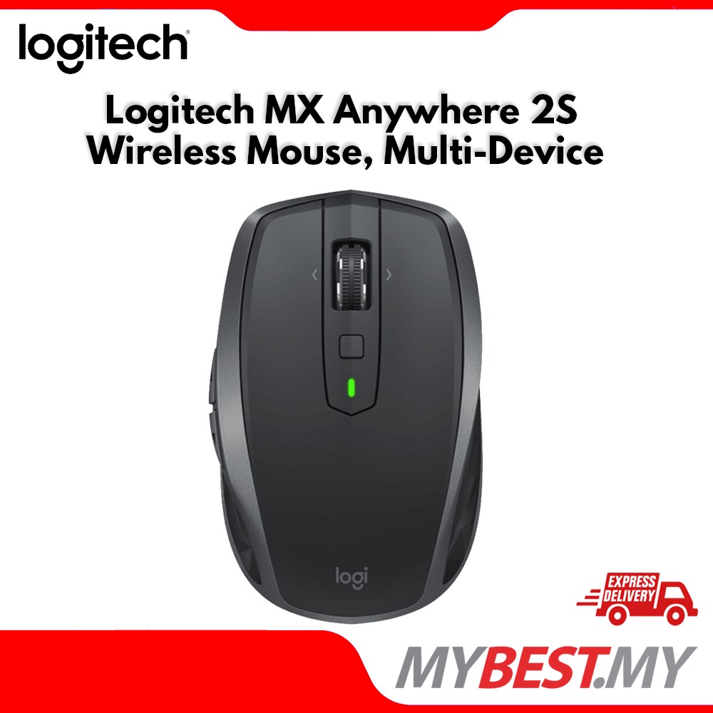 Logitech MX Anywhere 2S Wireless Mouse, Multi-Device, 4000 DPI Laptop ...