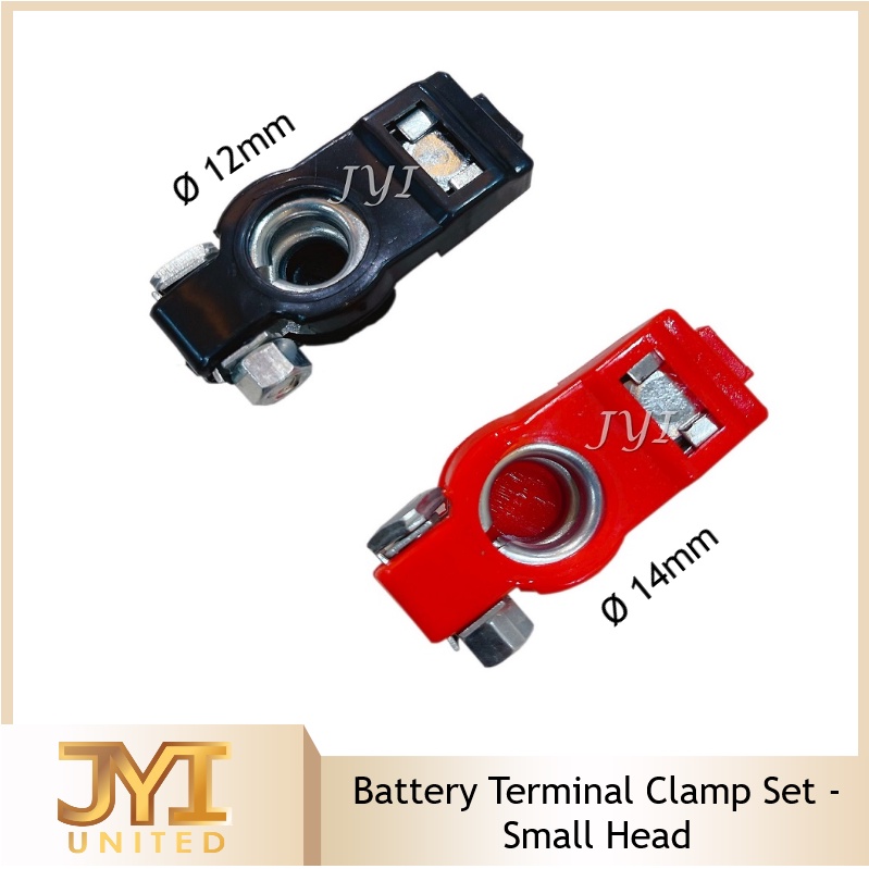 Universal Car Battery Terminal Clamp Set ( 1 Pair ) Big Head / Small ...