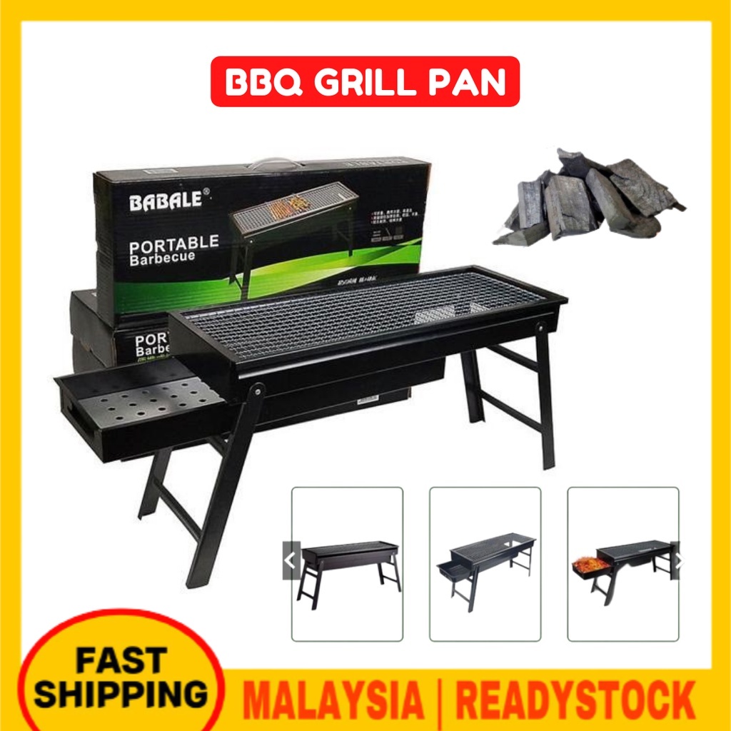 Barbecue Grill Pan Bbq Grill Pan Besi bakar ayam Besi bakar satay ...