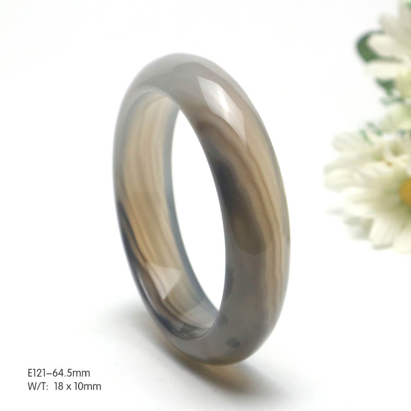 64.5mm Natural Agate Chalcedony Bangle 天然玛瑙玉髓手镯 (E121) | Shopee Malaysia