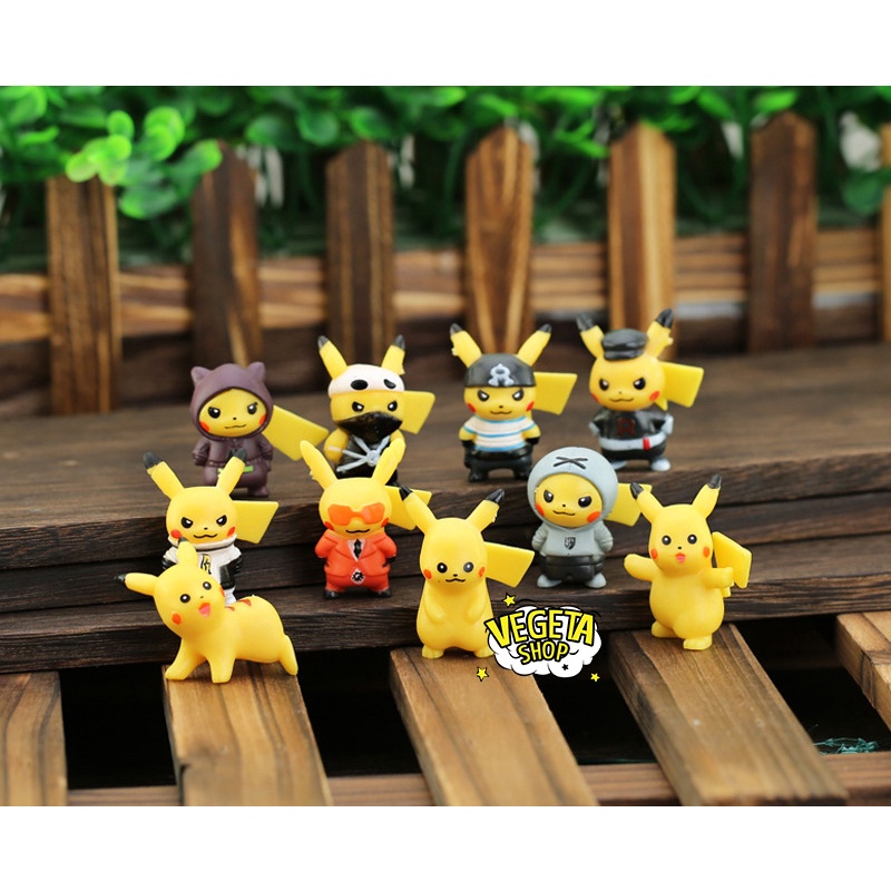 Pokemon model - Pikachu model - Complete set of 10 extremely cute ...