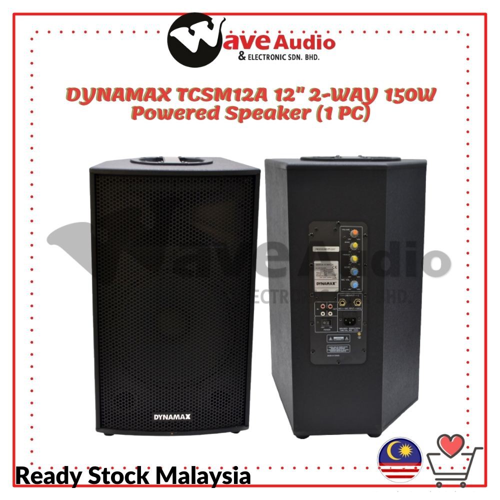 DYNAMAX TCSM12A 12" 2-WAY 150W Powered Speaker (1 PC) | Shopee Malaysia