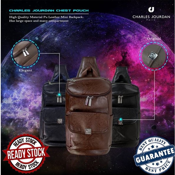 [CHARLES JOURDEN MINI BACKPACK] STYLES & TRENDY CHARLES JOURDAN MINI BACK PACK | Shopee Malaysia