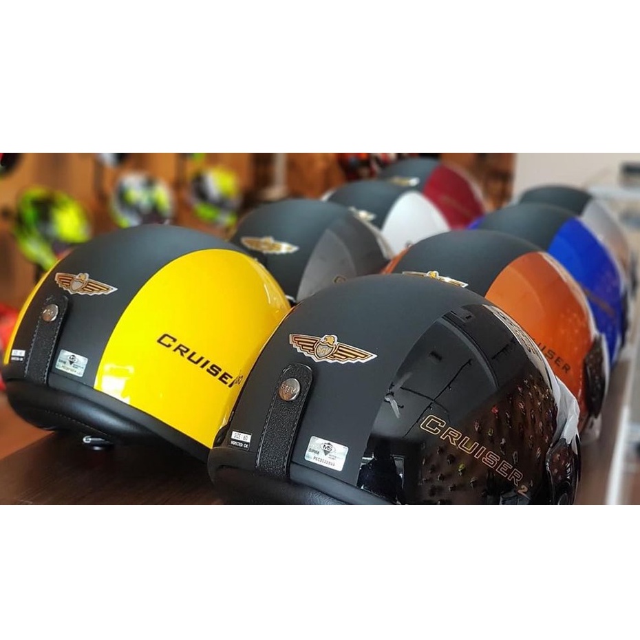Helmet SGV Cruiser 2 Size L 60cm with Sirim Cert Helmet SGV Steng ...