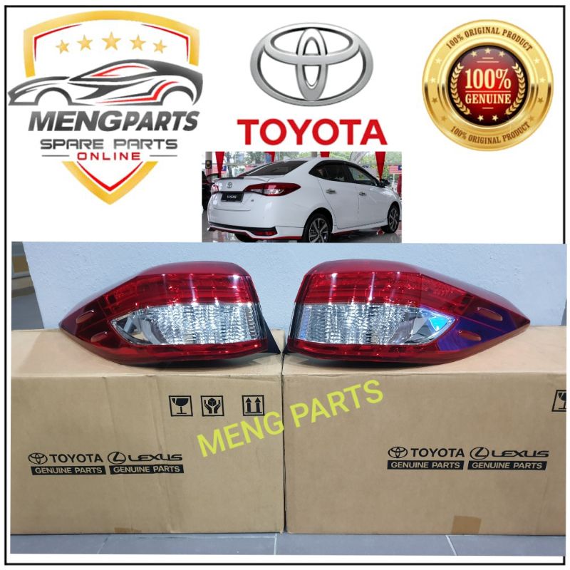 ORIGINAL TOYOYA VIOS NSP151 G & S SPEC 2019Y FACELIFT TAIL LAMP UNIT ...