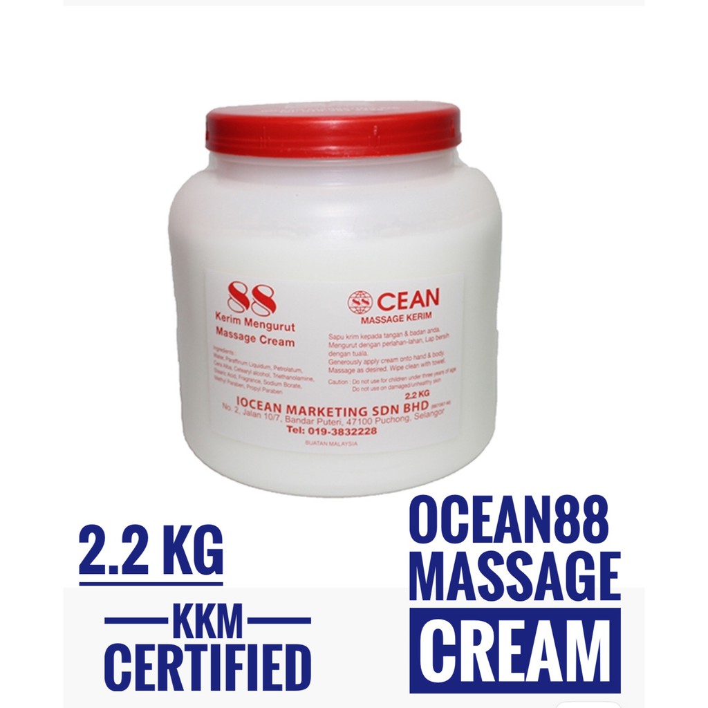 Ocean 88 Massage Cream 2.2kg KKM Certified [Foot Massage][READY STOCK ...
