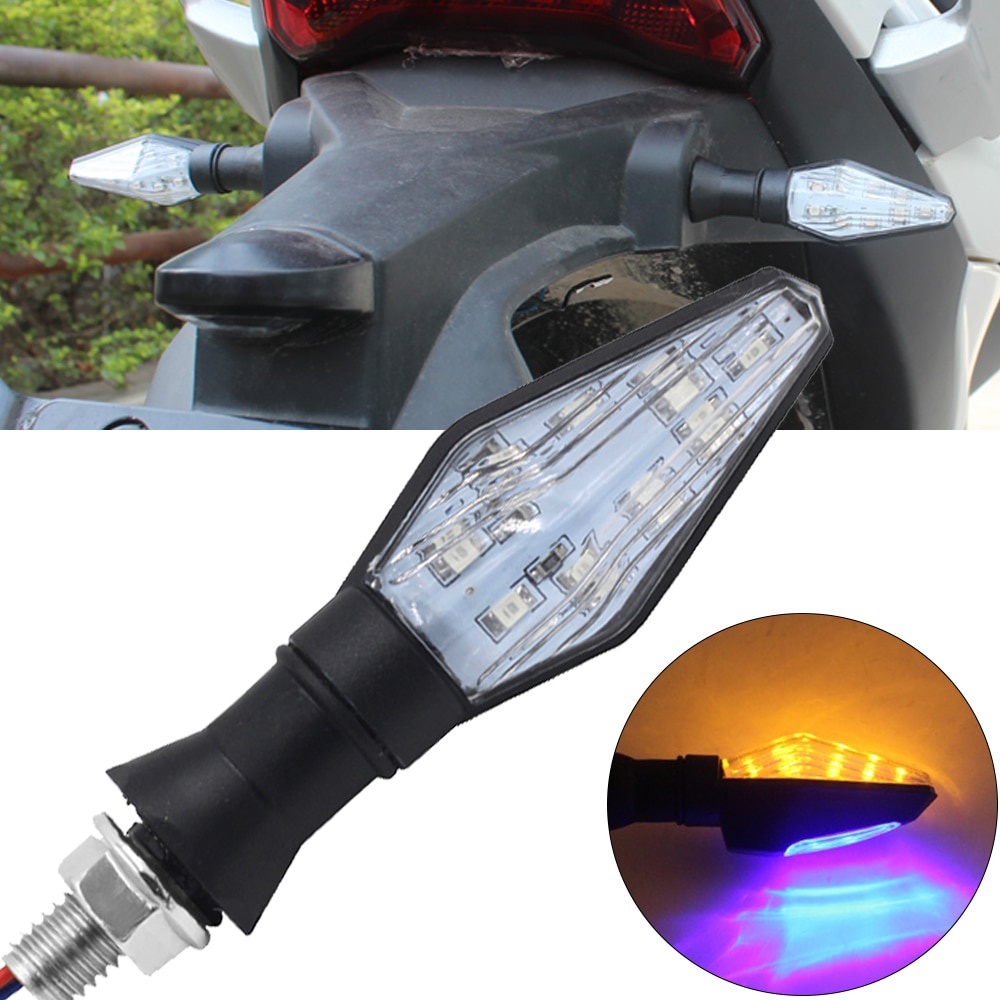 1 pcs Universal Flowing Motorcycle Motorbike LED Turn Signal Indicator ...