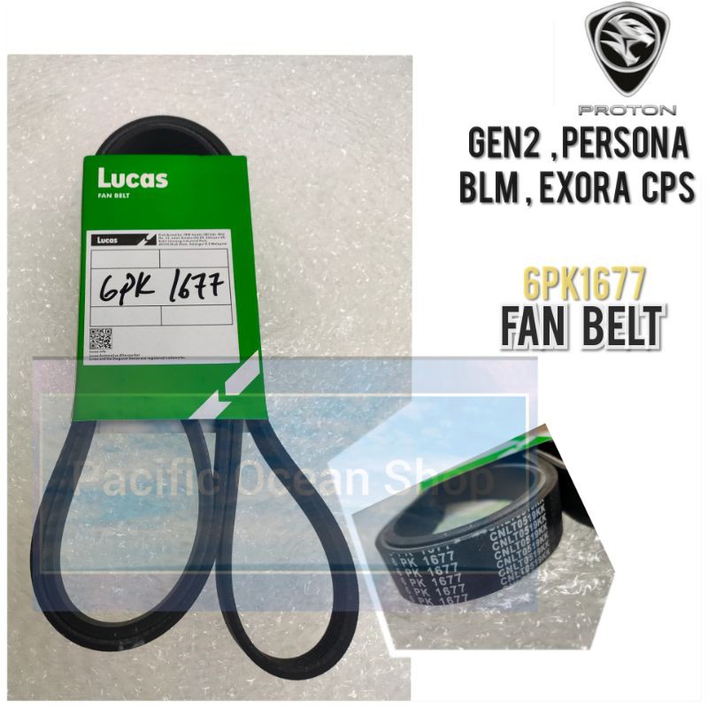 (LUCAS) FAN BELT BLM,PERSONA,GEN2,EXORA CPS(6PK1677) | Shopee Malaysia
