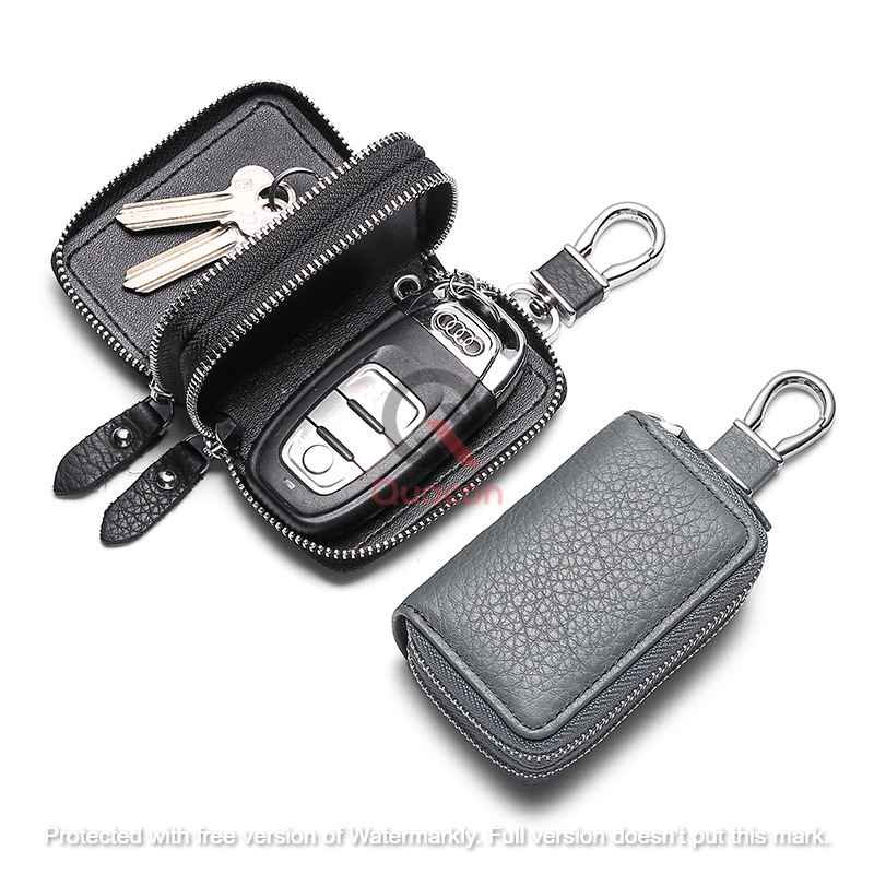 Dual Keys Grain Leather Key Holders | Shopee Malaysia