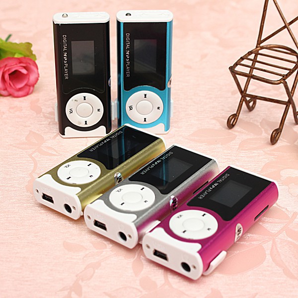 Audio Player MP3 Player Mini USB LCD Screen DIGITAL MP3 PLAYER LCD ...
