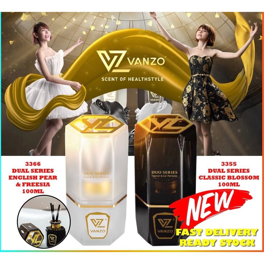 Vanzo Duo Series 3355 & 3366 New Generation Car Air Freshener Perfume ...