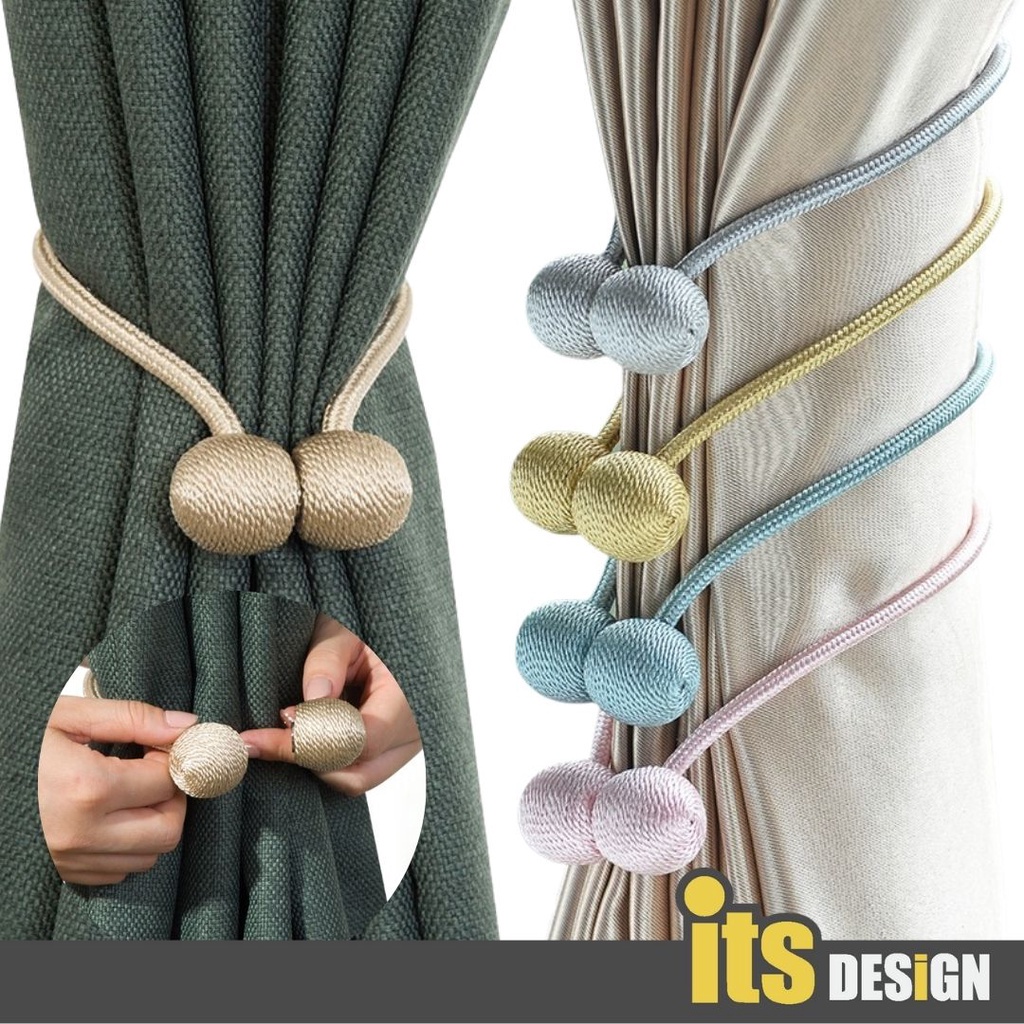 🔥 Pengikat Langsir Magnet Tali Langsir Ikat Magnetic Curtain Tieback ...