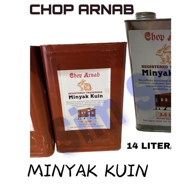 Cat Minyak Kuin Merah Cap Arnab 14Litre Tong Besar | Shopee Malaysia