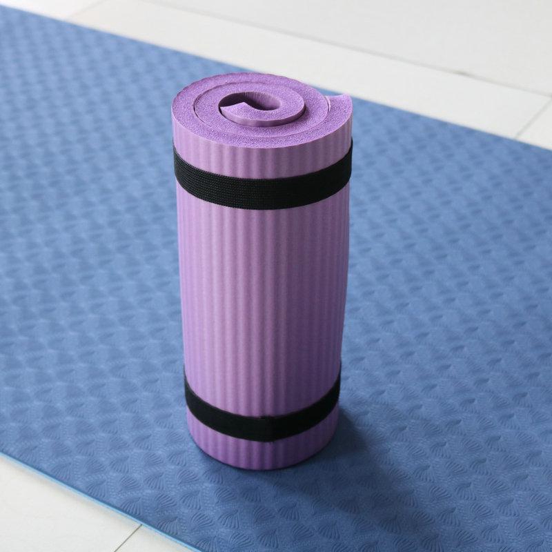 60x25x1.5cm Abdominal Fitness Wheel Pad Non-Slip NBR Yoga Pads Flat ...