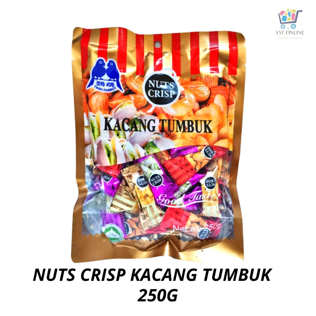 Kacang Tumbuk Twin Fish Nuts Crips Peanuts Candy with Cashew Nut ...