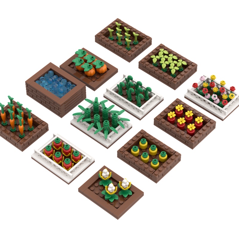 Plant Garden Building Blocks Compatible Major Brand Brick Toys Gifts ...