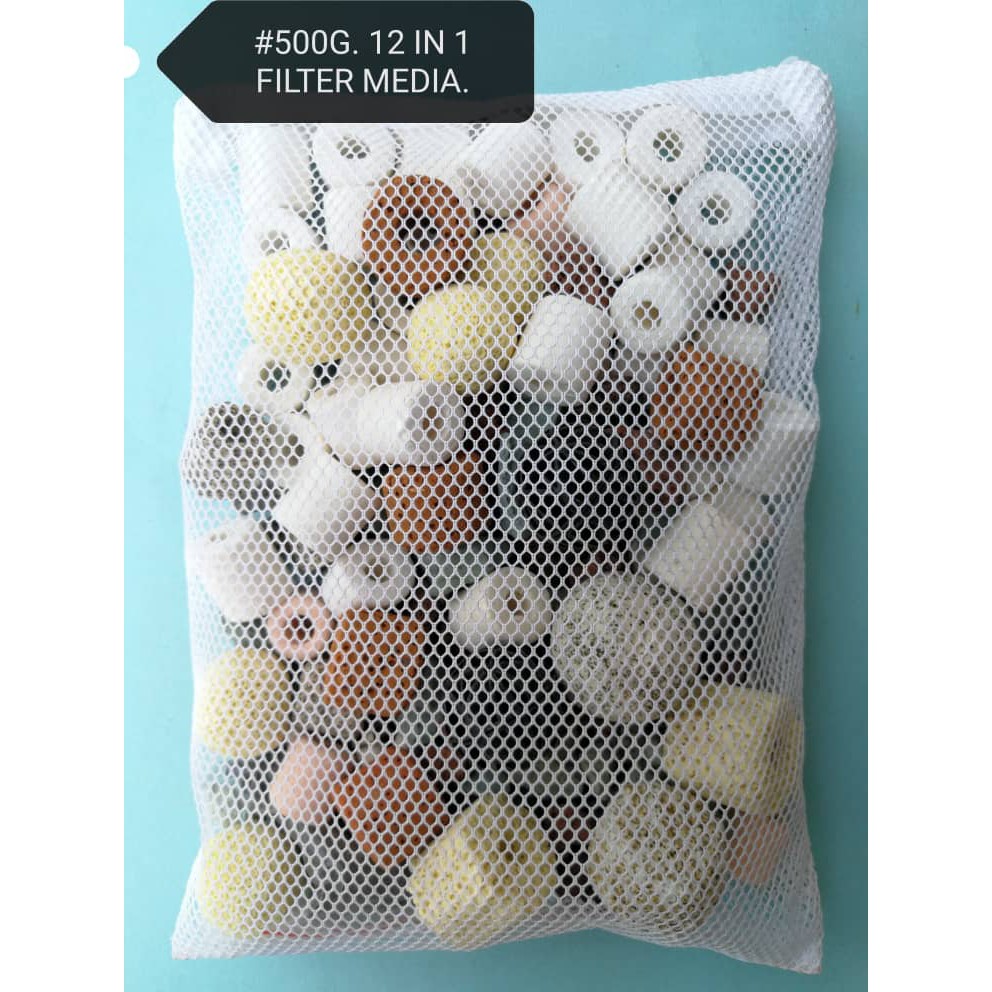 Aquarium 12 in 1 Filter Filtering Media 500g / 1kg | Shopee Malaysia