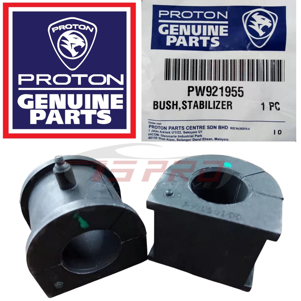 Proton Genuine PW921955 Front Stabilizer(Anti Robar) Bush(2psc=1set ...