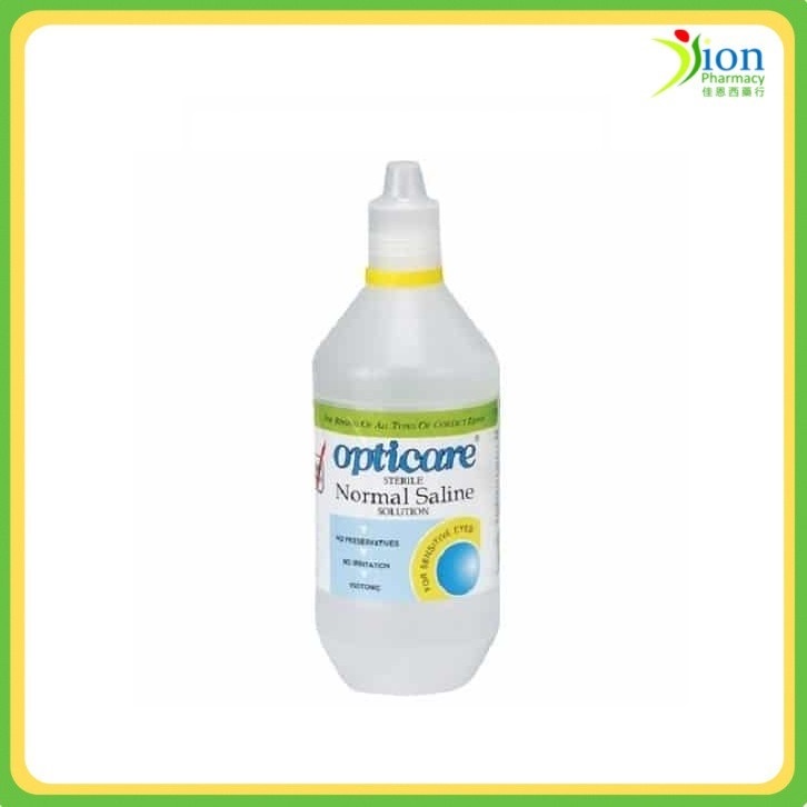 OPTICARE STERILE NORMAL SALINE SOLUTION 500ML | Shopee Malaysia